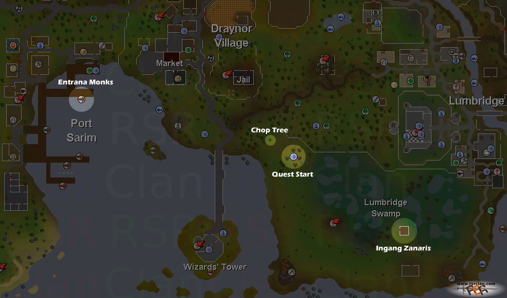 RuneScape Revolution - OSRS/Quests: Lost City